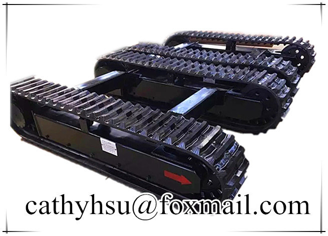 5 ton rubber track undercarriage rubber crawler undercarriage rubber ...